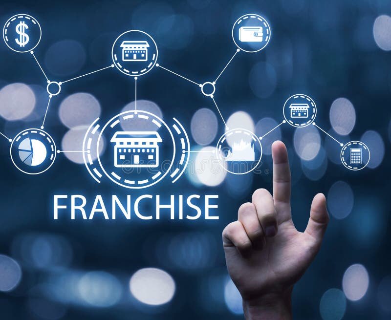 Franchise Marketing System. Business Concept Stock Image - Image of ...