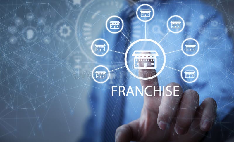 Franchise Marketing System. Business Concept Stock Image - Image of ...