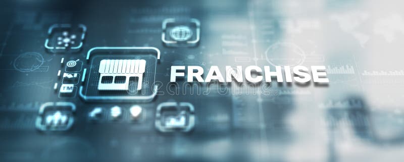 Franchise Marketing System. Modern Technology Business Stock ...