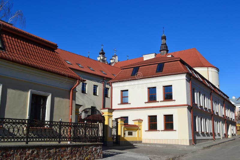 Franciscan Monastery in the Baroque Style, Pinsk Stock Image - Image of ...