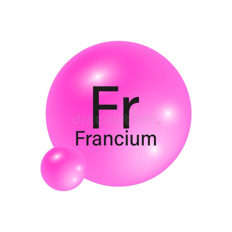 Francium Element Stock Illustrations – 187 Francium Element Stock ...
