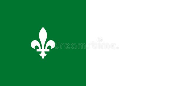 Franco Ontarian flag stock illustration. Illustration of button - 353548102