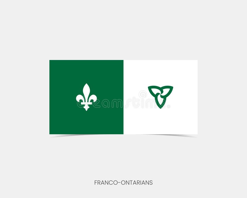 Franco Ontarian Flag Bubble Chat Icon Stock Vector - Illustration of ...