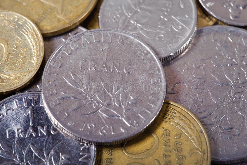 Francos franceses foto de stock. Imagem de tolice, francos - 10965604