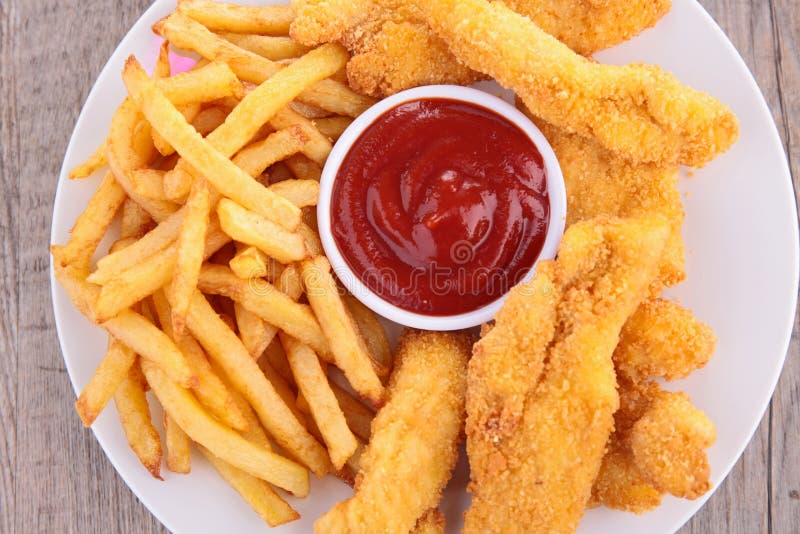 Frango frito, fast food imagem de stock. Imagem de alimento - 40709039