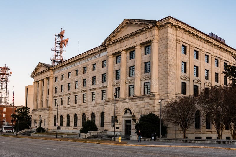 Frank M Johnson Jr Edificio Federal Foto de archivo editorial - Imagen ...