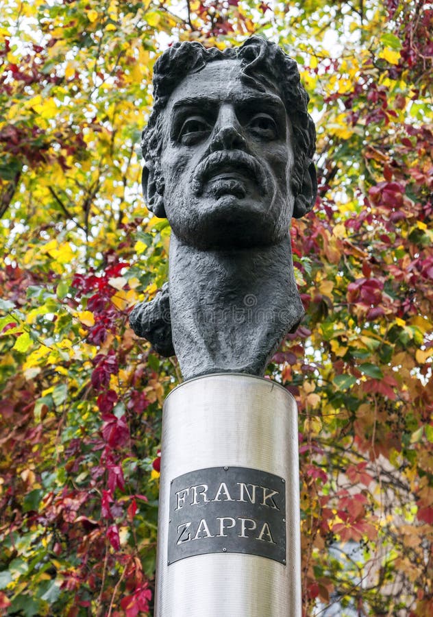 Frank Zappa monument stock image. Image of classical - 45816061