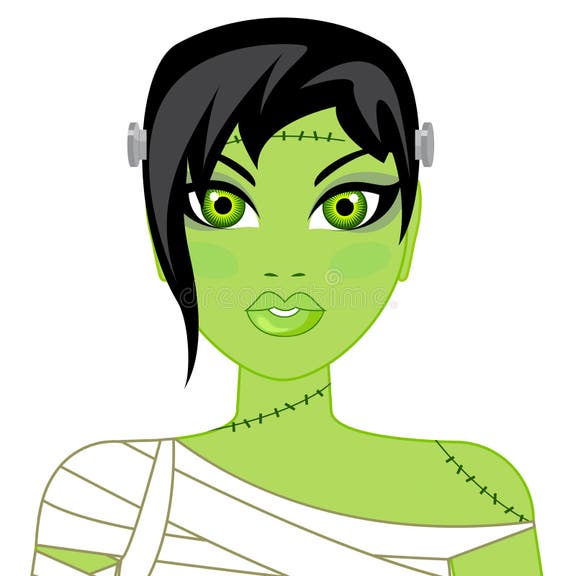 Frankenstein Girl Girl Stock Illustrations – 438 Frankenstein Girl Girl ...