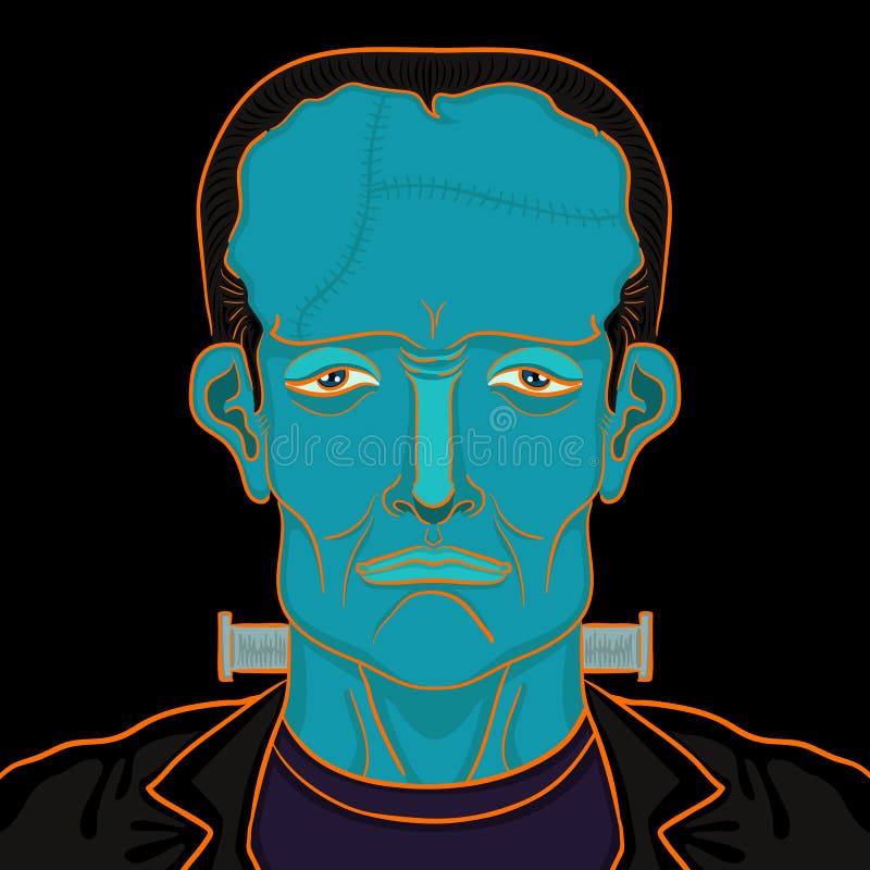 Frankenstein Portrait Stock Illustrations – 89 Frankenstein Portrait ...