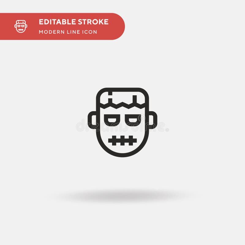 Frankenstein Simple Vector Icon. Illustration Symbol Design Template ...