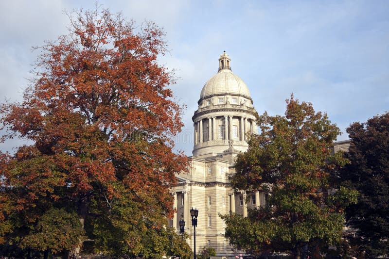 Frankfort, Kentucky - State Capitol Building Stock Image - Image of ...