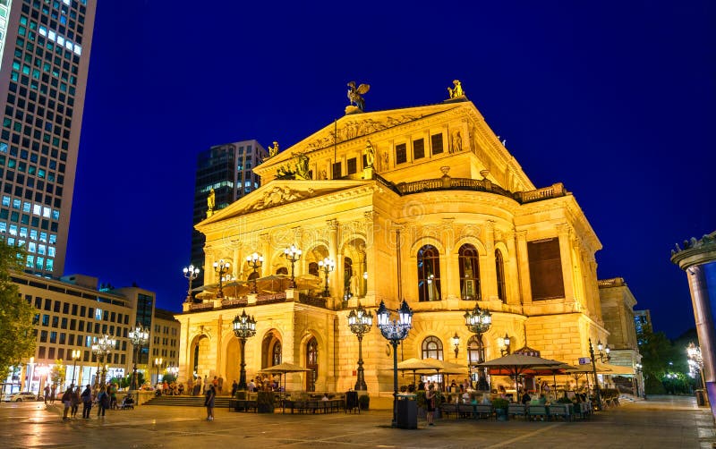 Frankfurt Alte Oper, an Opera House in Germany Editorial Image - Image ...