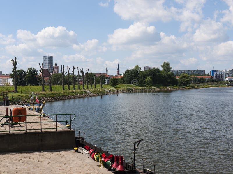 Frankfurt-Anleger Slubice stock image. Image of church - 51061719