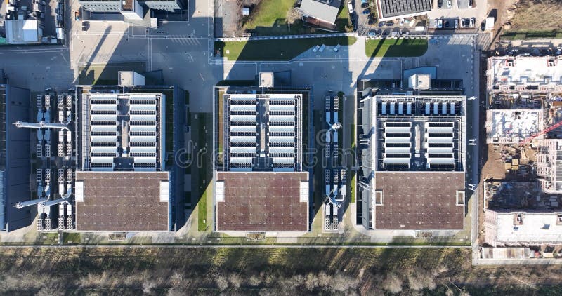 Data Center, Hyperscale, Data Hub in Frankfurt am Main, Germany, it ...