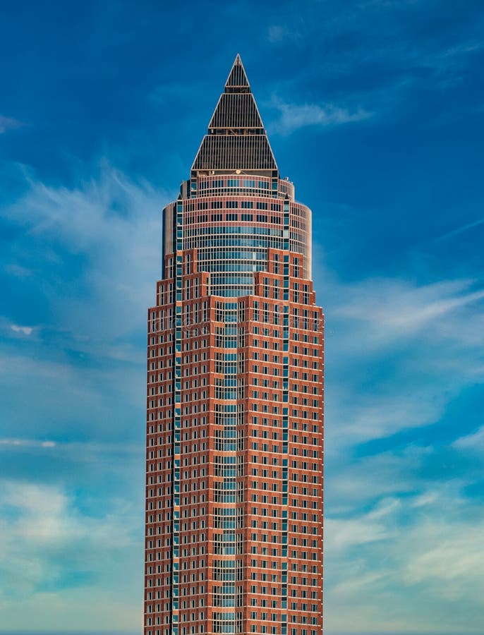 Frankfurt Fair Tower, Germany Stock Image - Image of hesse, europe ...