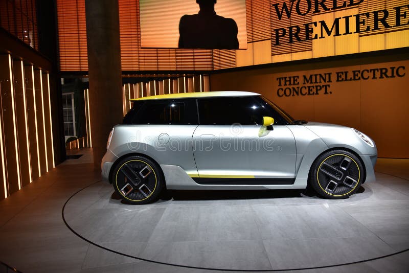Frankfurt, Germany, September 12-2017: Mini Electric Concept at IAA ...