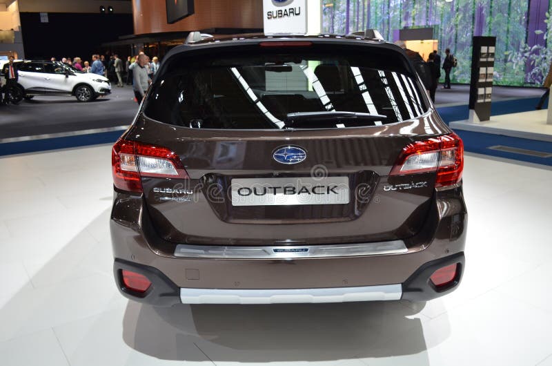 Frankfurt, Germany, September 13-2017: Subaru Outback at IAA 2017 ...