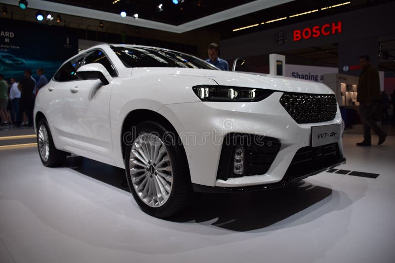 Frankfurt, Germany, September 09-2019: WEI VV7 GT Pro PHEV IAA 2019 Editorial Photography ...