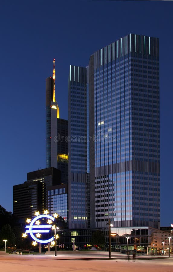 Frankfurt am Main stock image. Image of architecture - 12379009