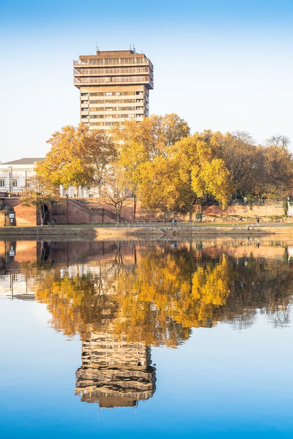 Frankfurt am Main, Germany stock image. Image of bank - 266556889