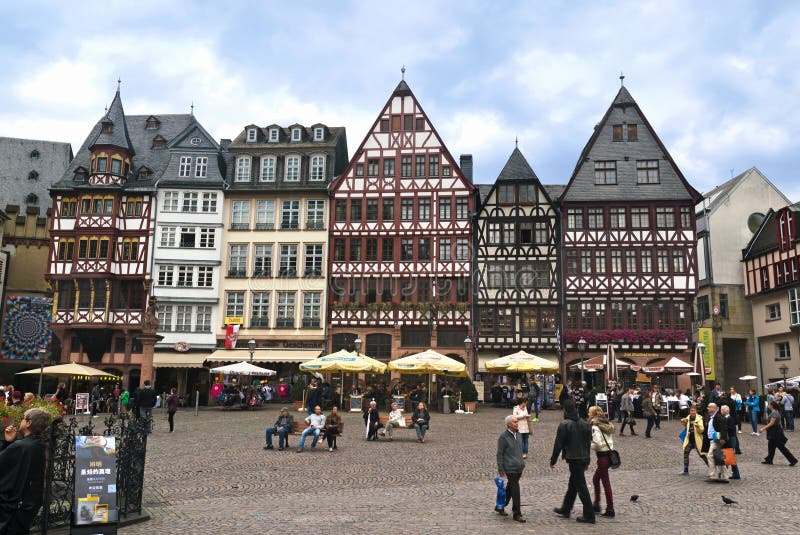 Frankfurt Romer editorial stock image. Image of bricks - 35143214