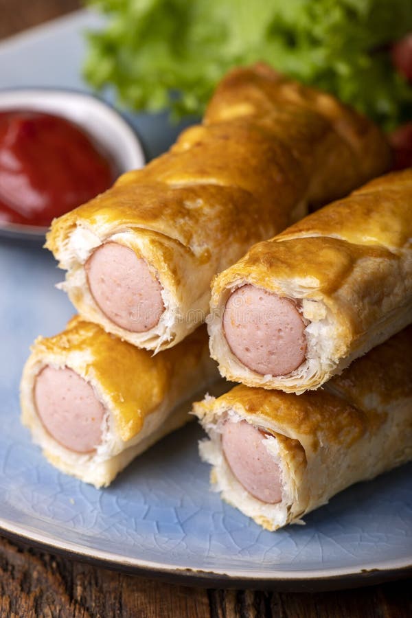 Frankfurters in Puff Pastry Stock Image - Image of meat, germany: 192620135