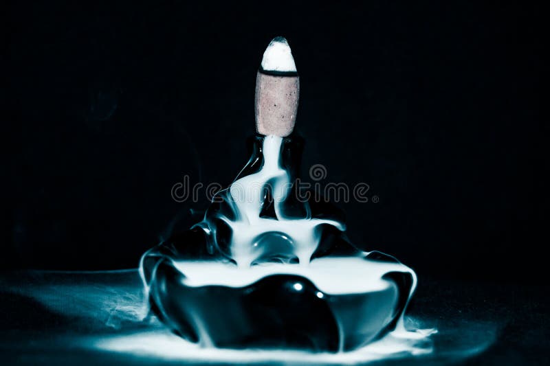 Frankincense Cone Smoke Fall Stock Image - Image of smoke, silk: 306669553
