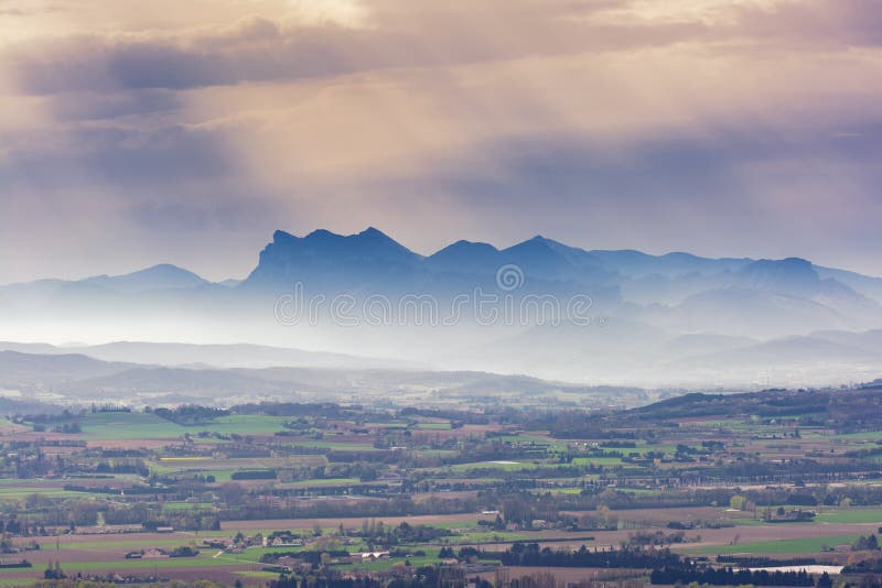 Frans Landschap - Normandie Stock Afbeelding - Image of droomland ...
