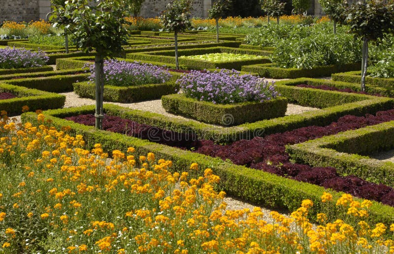 Franse formele tuin stock foto. Image of paleis, park - 10383698