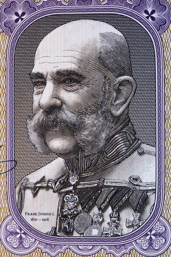 Franz Joseph I a Portrait from Money Editorial Stock Image - Image of ...