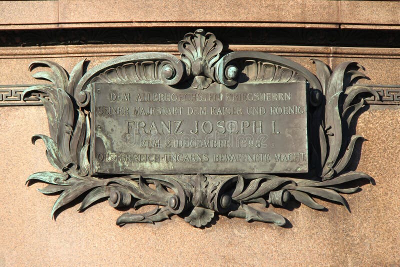 Franz Joseph Su Monumento En Viena Austria Imagen editorial - Imagen de ...