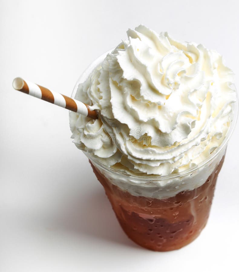 Frappe coffee stock photo. Image of drink, glass, closeup - 60386536