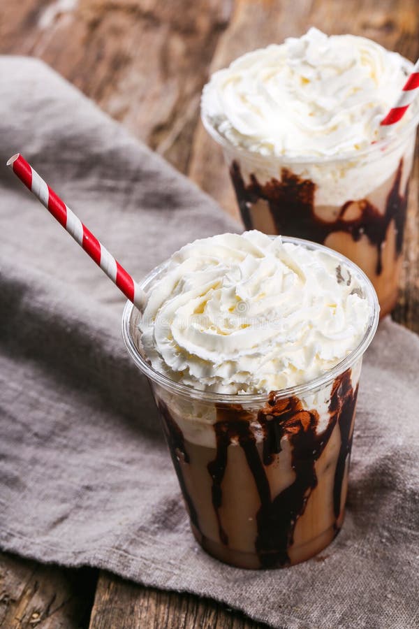 Frappe coffee stock photo. Image of sauce, cappuccino - 60386608