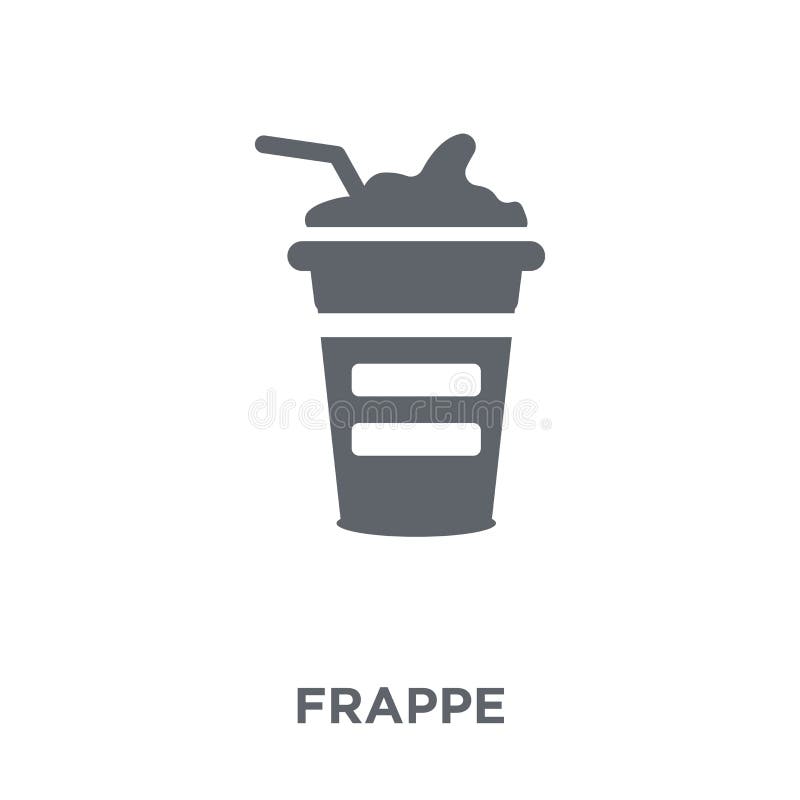 Frappe Concept Vector Linear Icon Isolated On Transparent Background ...