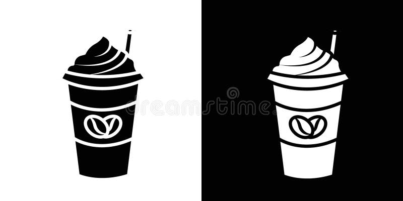 Frappe Icon Isolated Flat Vector in Outline Stock Vector - Illustration ...