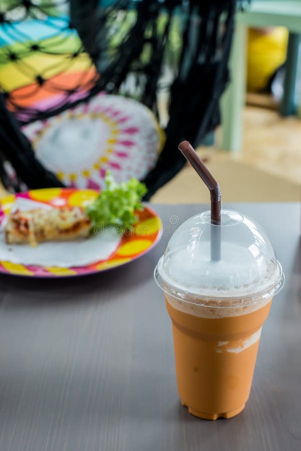 Frappe Milk tea stock photo. Image of relax, shop, milk - 59940358