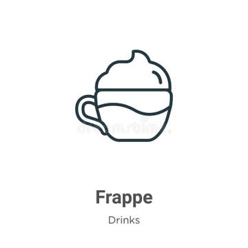 Frappe Outline Stock Illustrations – 1,075 Frappe Outline Stock ...