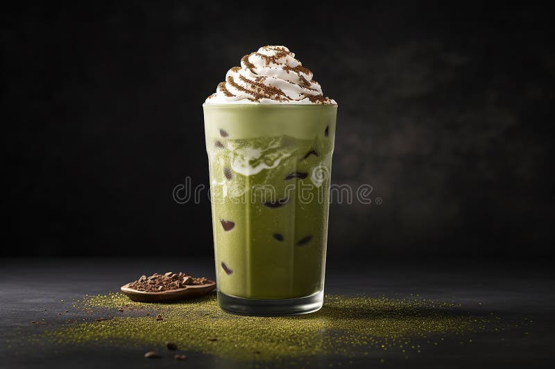 Frappuccino Drink Chocolate Matcha White Coffe Stock Illustration ...