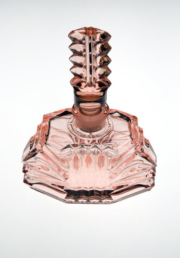 Frasco De Perfume Antigo Cor-de-rosa Imagem de Stock - Imagem de velho ...