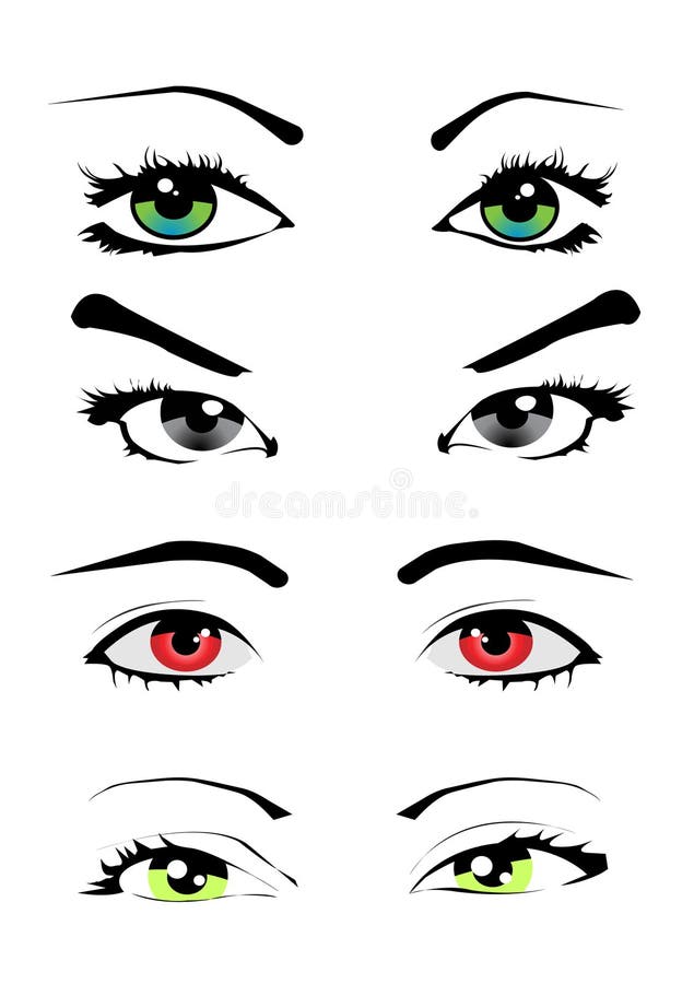 Frau mustert Sammlung vektor abbildung. Illustration von grün - 6376358