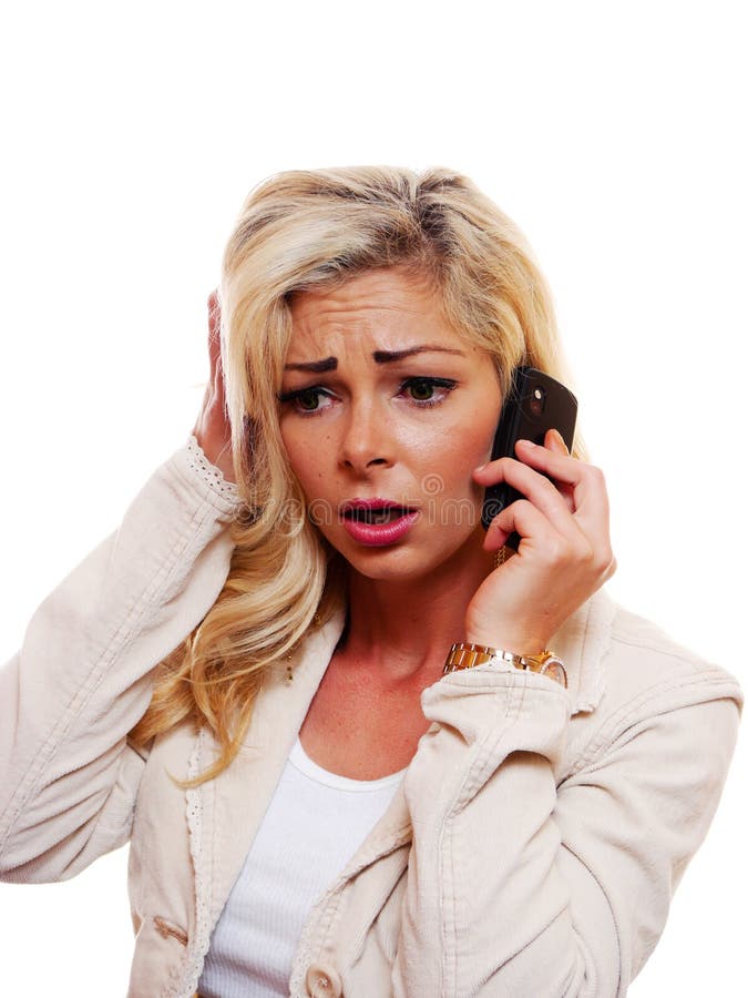 Frau am Telefon stockfoto. Bild von mädchen, jugendlich - 80336004