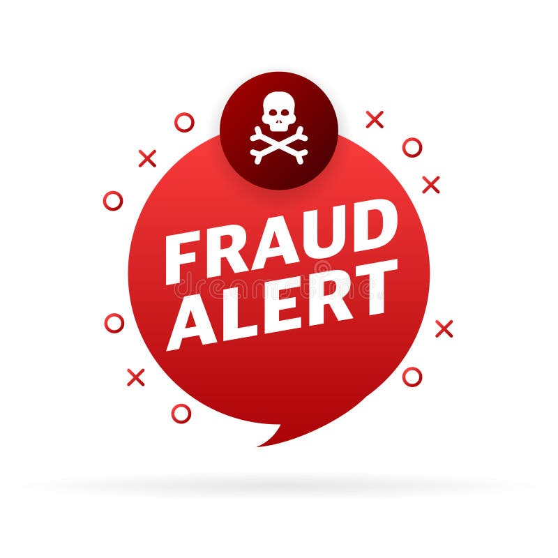 Fraud Alert. Alert Message. Smartphone Icon. Banner Vector. Cyber Crime ...