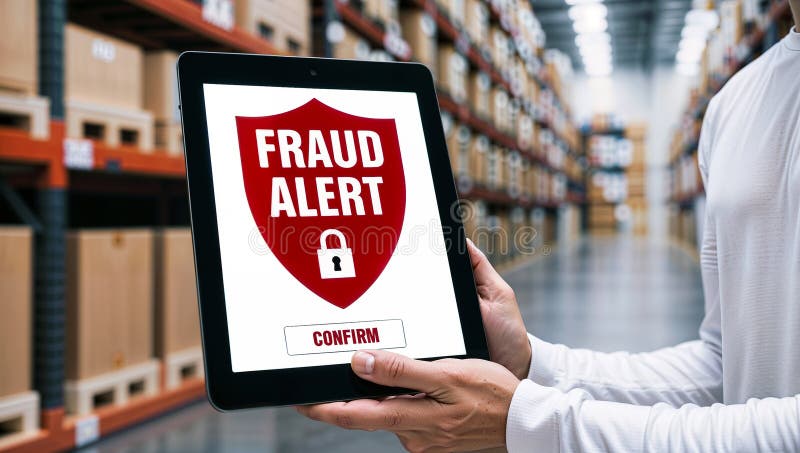 Fraud Alert Notification: Warehouse Security Monitoring with Tablet ...