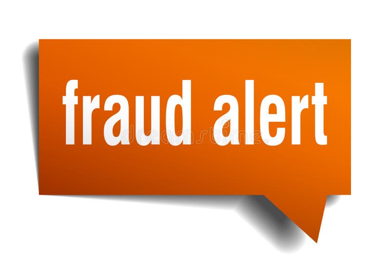 Fraud alert sticker. stock vector. Illustration of paper - 158775220