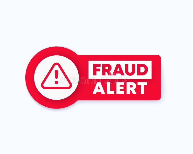 Fraud Alert Icon Black Line Art Vector Stock Vector - Illustration of ...