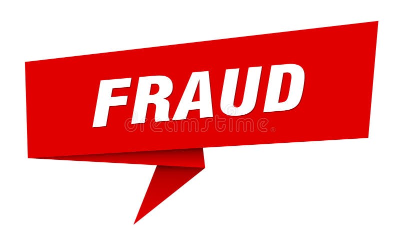 Fraud Banner. Fraud Speech Bubble, Label, Sticker, Sign Template Stock ...