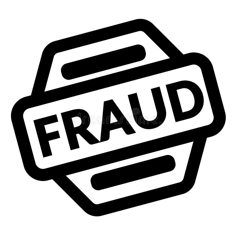 Fraud black stamp stock vector. Illustration of deceit - 124379872