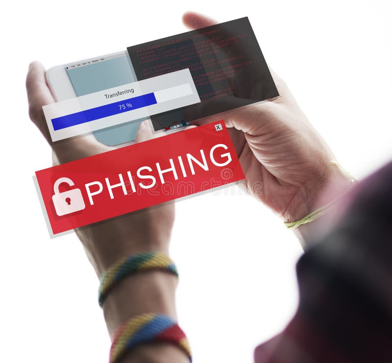 Fraud Hacking Spam Scam Phising Concept Stock Photo - Image of hands ...