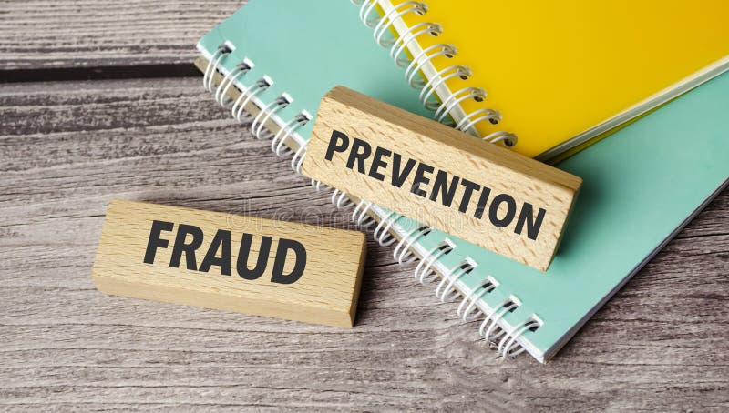 Fraud Prevention Symbol. Concept Words Content is King on Wooden Blocks ...