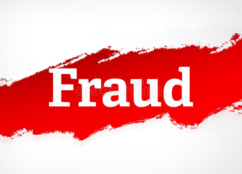 Fraud Background Conceptual Design. Stock Illustration - Illustration ...
